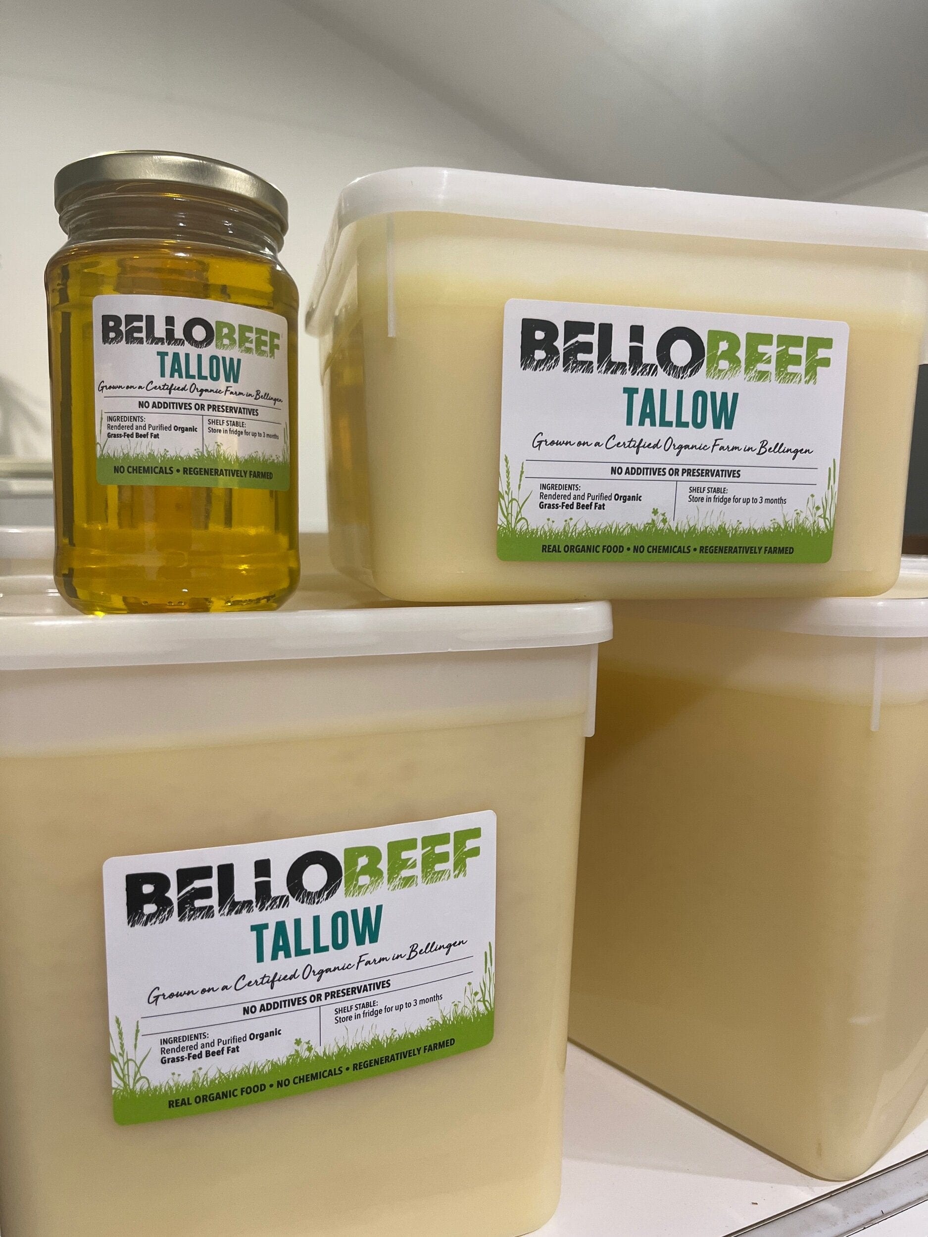 Buy Organic Tallow in Australia - Bello Beef – Levenvale Farm